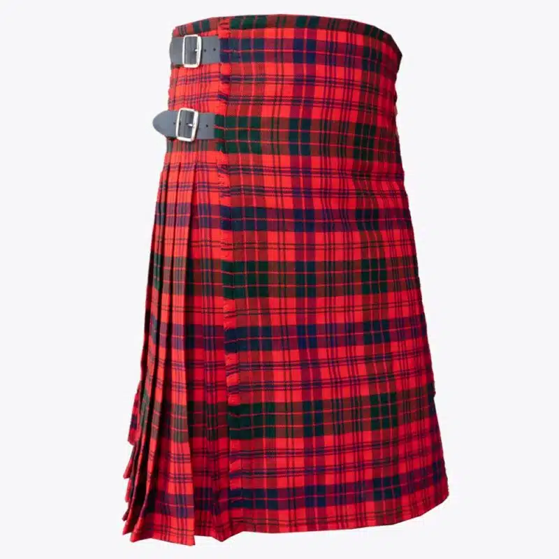 Ross Red Modern Tartan Kilt For Women