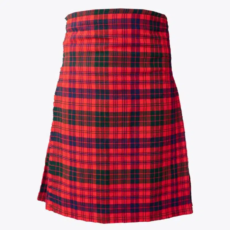 Ross Red Modern Tartan Kilt For Women